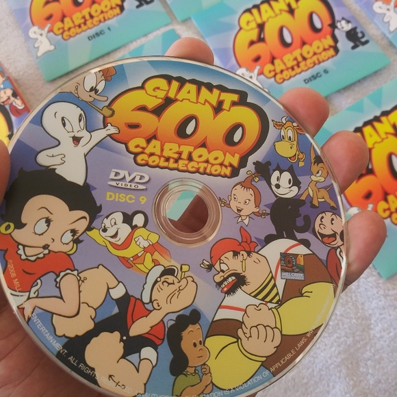 Other | Giant 60 Cartoon Collection Dvds | Poshmark